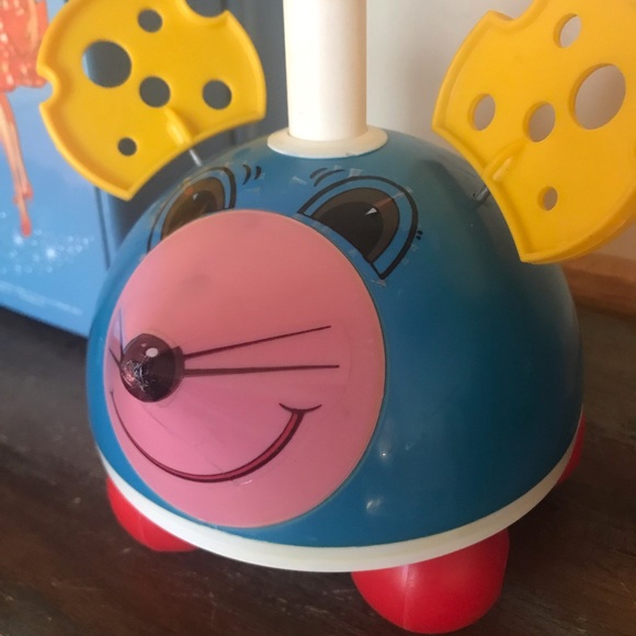 Ohio Art | Toys | Vintage Ohio Art Company Push Button Mouse Push N Go ...